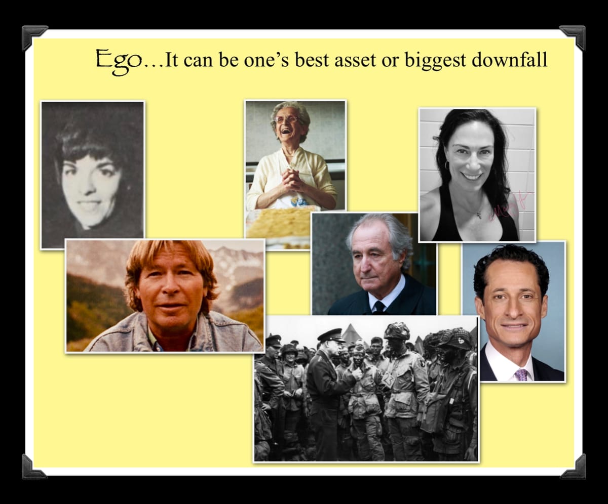 ️Weekly Blog Post Ego…It Can Be One’s Best Asset or Biggest Downfall